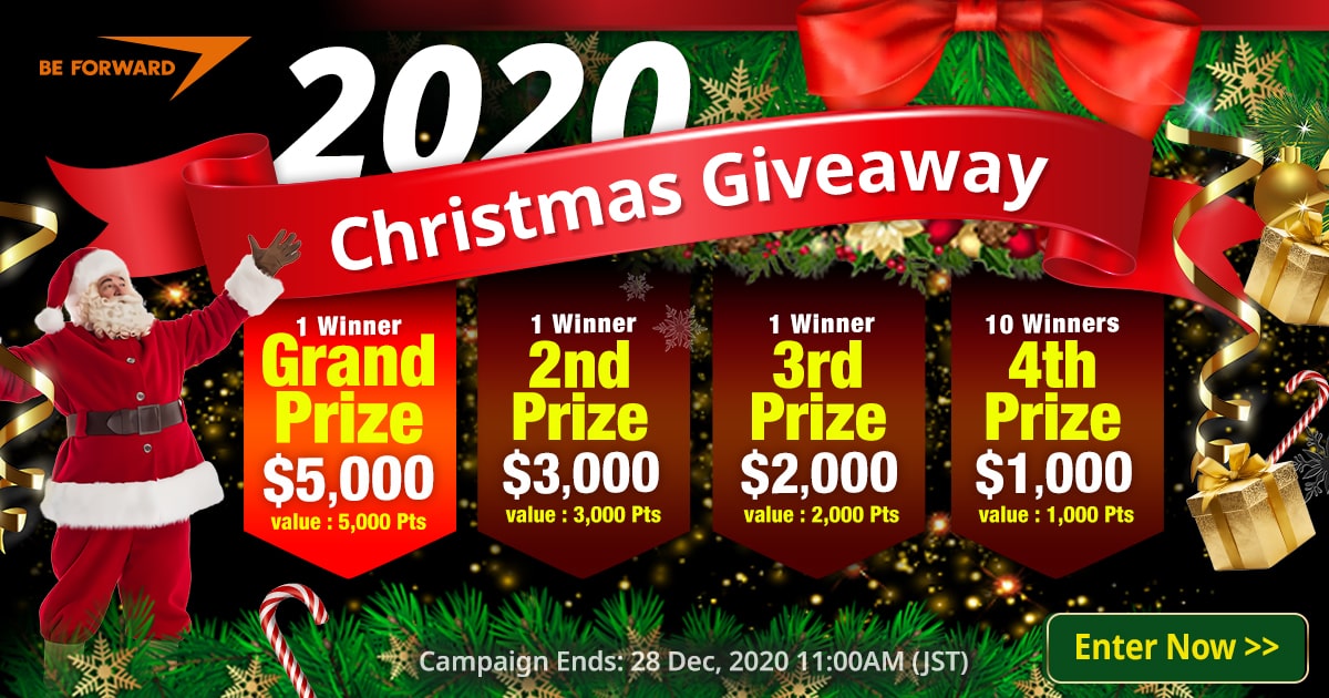 BE FORWARD Christmas Giveaway 2020