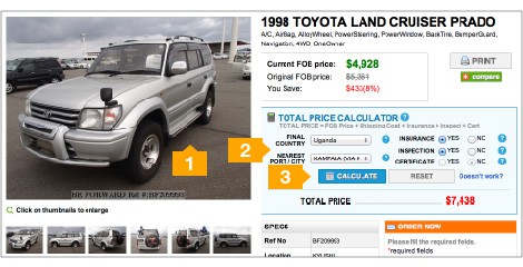 BE FORWARD Uganda: Top Selling Cars, Import Tax, Clearing & Delivery ...