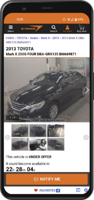 BE FORWARD.com Mobile Web App (PWA) is available on Android for Used ...